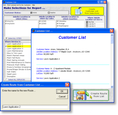 Landscape Pro Business Software - Routes, Schedules, Organize Clients