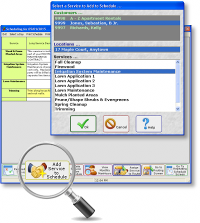 Lawn Scheduling Software : GroundsKeeper Pro Business Software