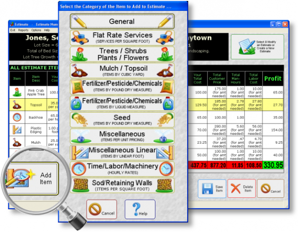 Landscape Estimating Software - Professional Lawn Business: Free Trial