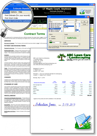 Landscape Estimating Software - Professional Lawn Business: Free Trial